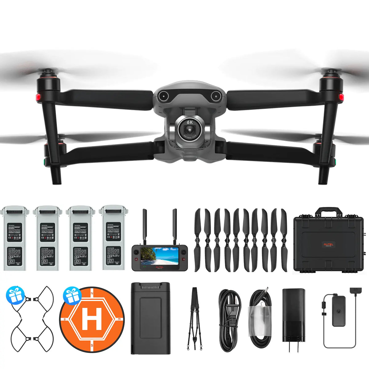 Autel Robotics EVO II Pro V3 Grey 6k Drone Advanced Bundle | Autelpilot