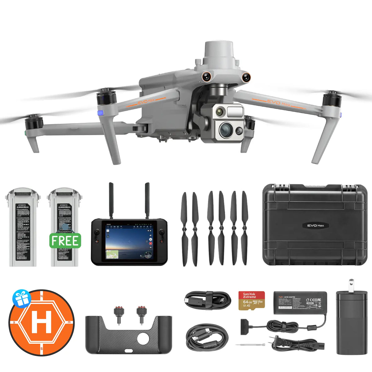 Autel Robotics EVO Max 4N Starlight Camera Night Vision Drone RTK Mudle ...