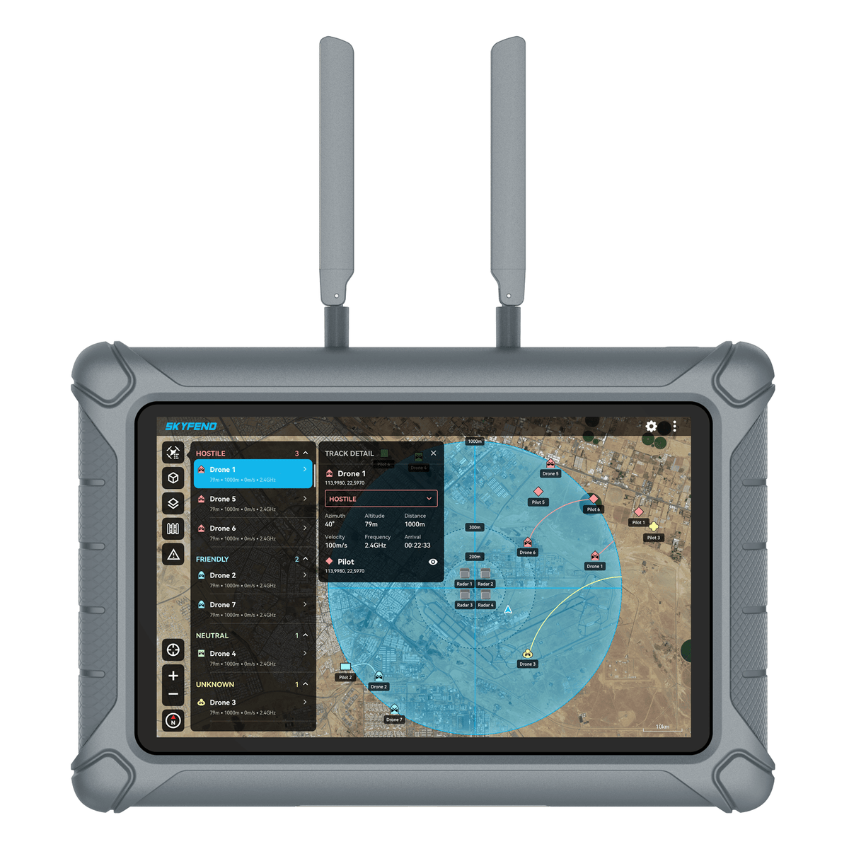 Skyfend Guider C2 Software Anti Drone System Counter-UAS APP | Autelpilot