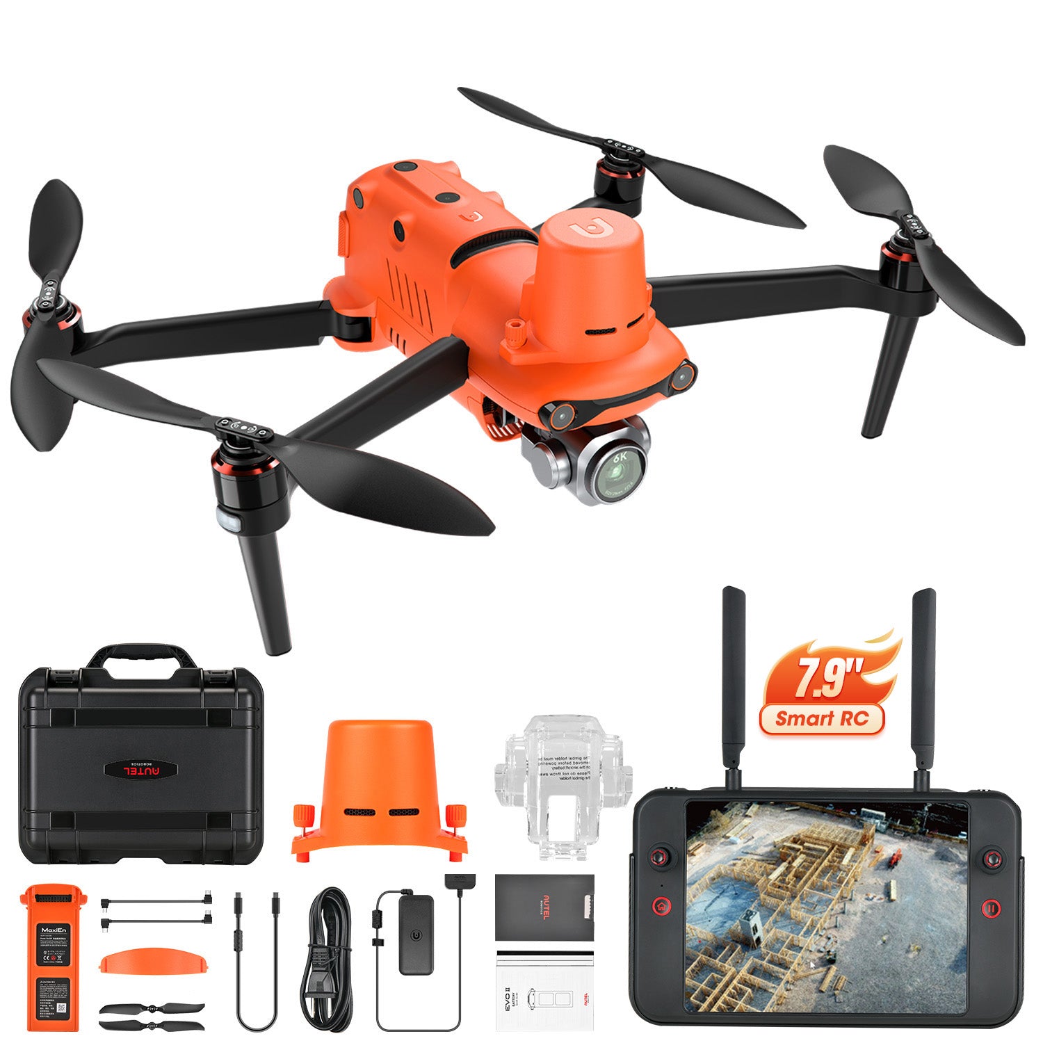 Autel Robotics EVO II Pro RTK 6K Drone With 7.9" Smart Controller ...
