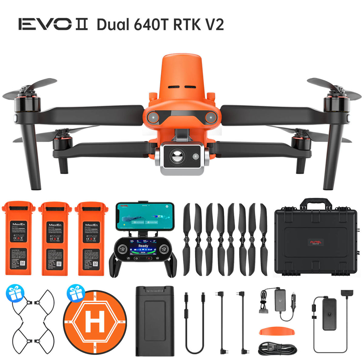 Autel Robotics EVO II Dual 640T RTK V2 Rugged Bundle | Autelpilot